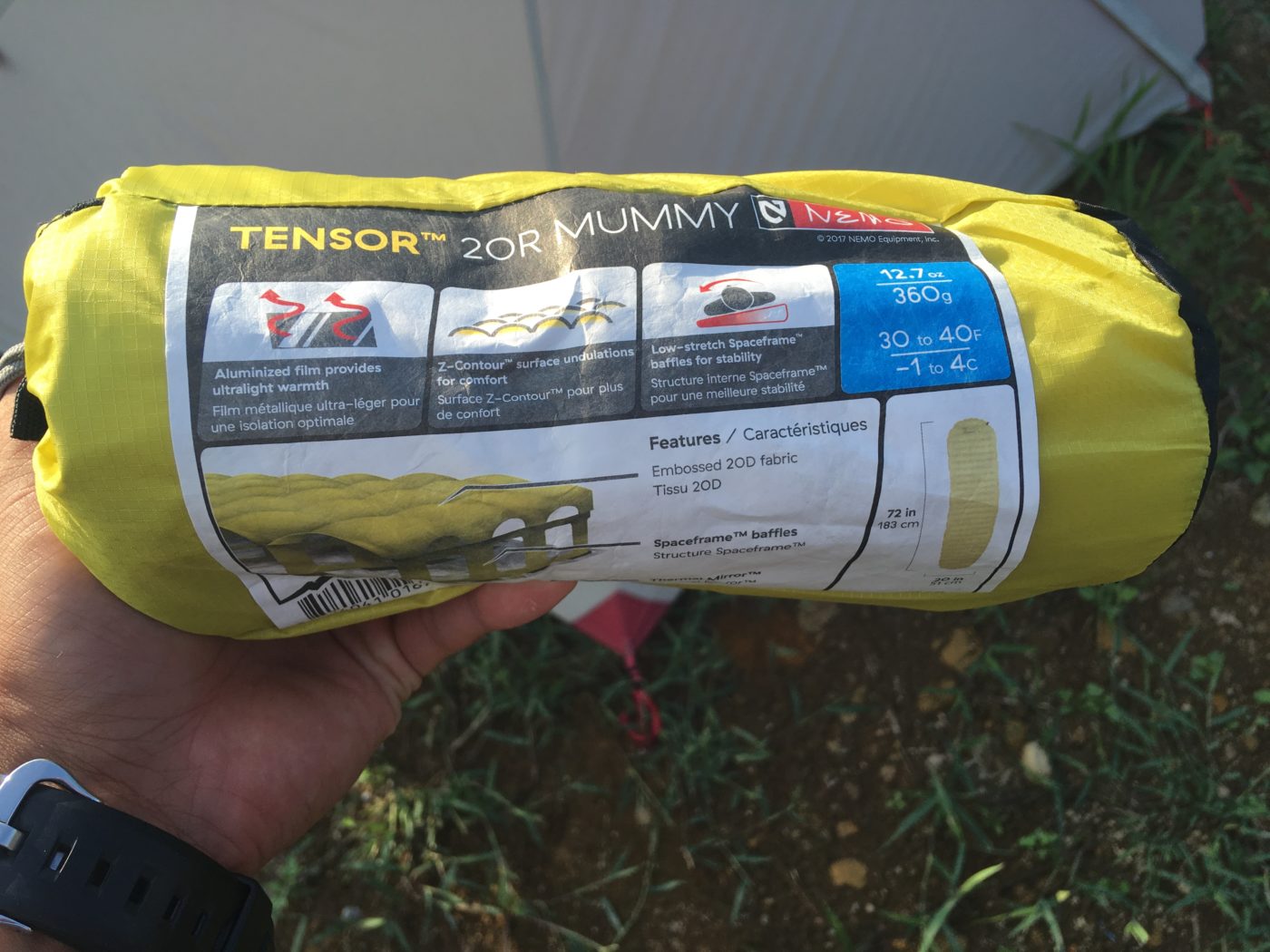 【レビュー】登山・キャンプ用マット 、NEMOのTENSOR-20Rは超コンパクト | キャンプ初心者向け総合情報ブログ Hyper Camp ...